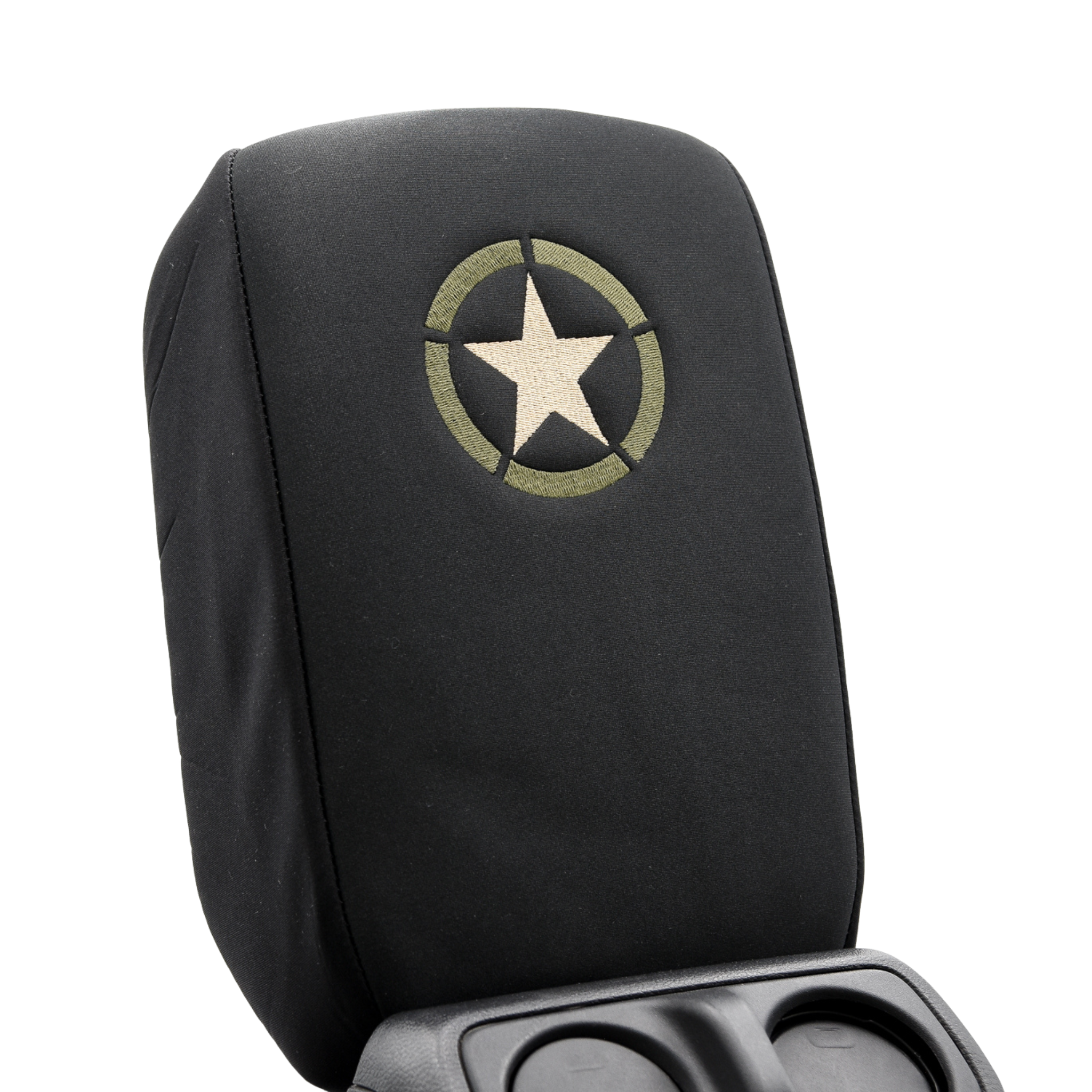 Embroidered Armrest Center Console Cover "Combat Star" – Distinction ...