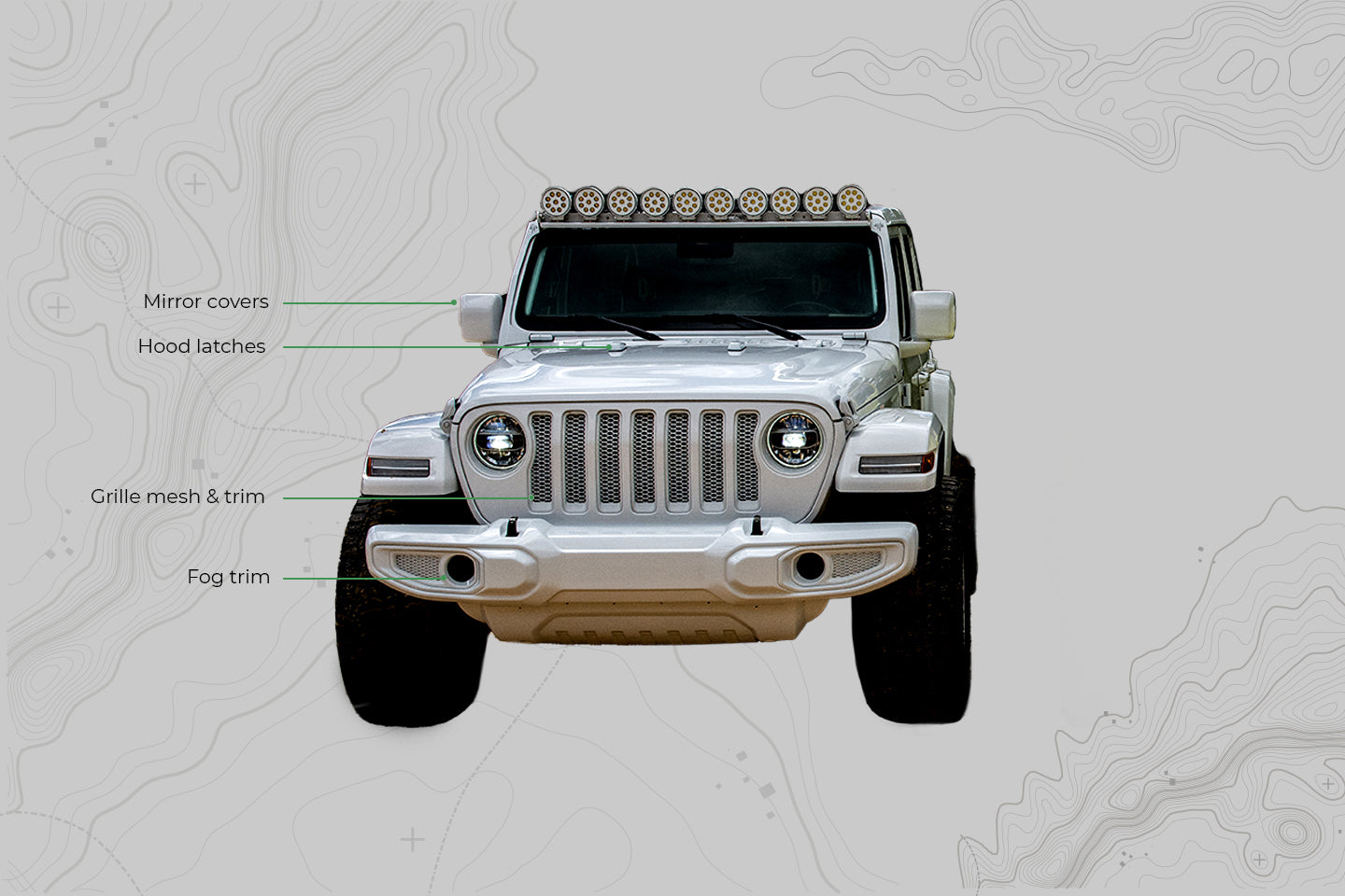 DISTINCTION APPLIED | PAINTED JEEP PARTS. OEM COLORS. INDUSTRY LEADER – Distinction Applied