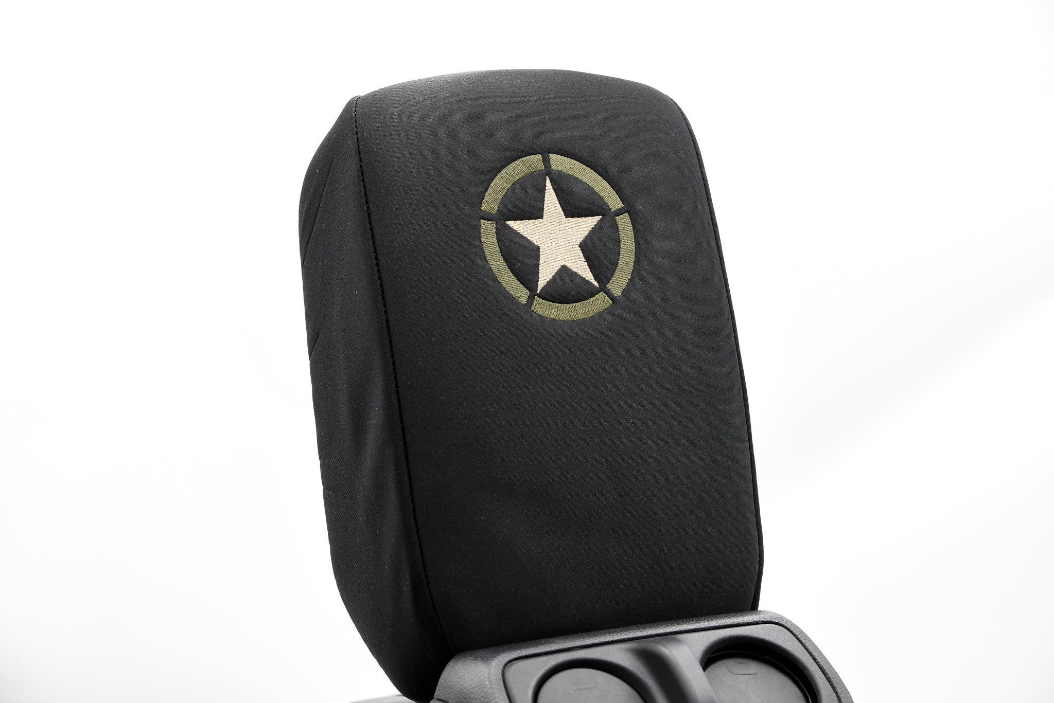 Embroidered Armrest Center Console Cover "Combat Star" – Distinction ...